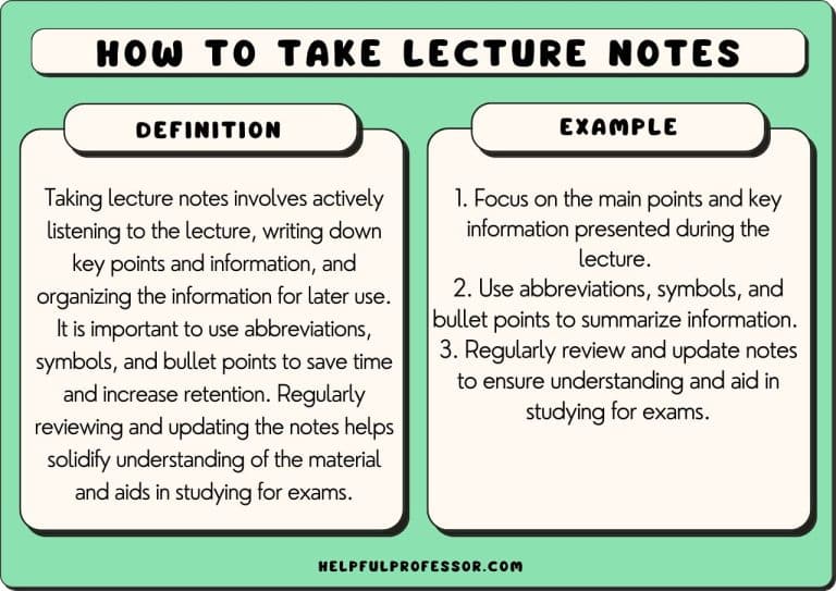 15 Tips On How To Take Lecture Notes 2024 