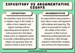 Difference between Expository & Argumentative Essays (2025)