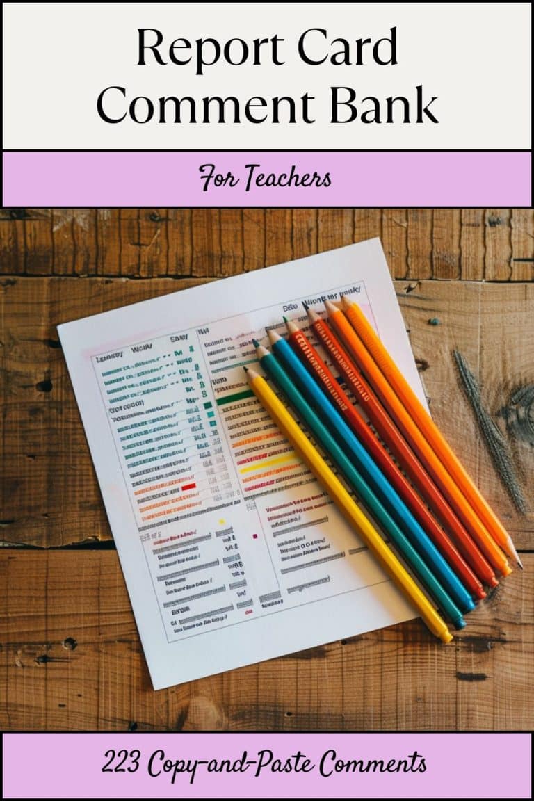 223 Copy and Paste Final Report Card Comments (2025)