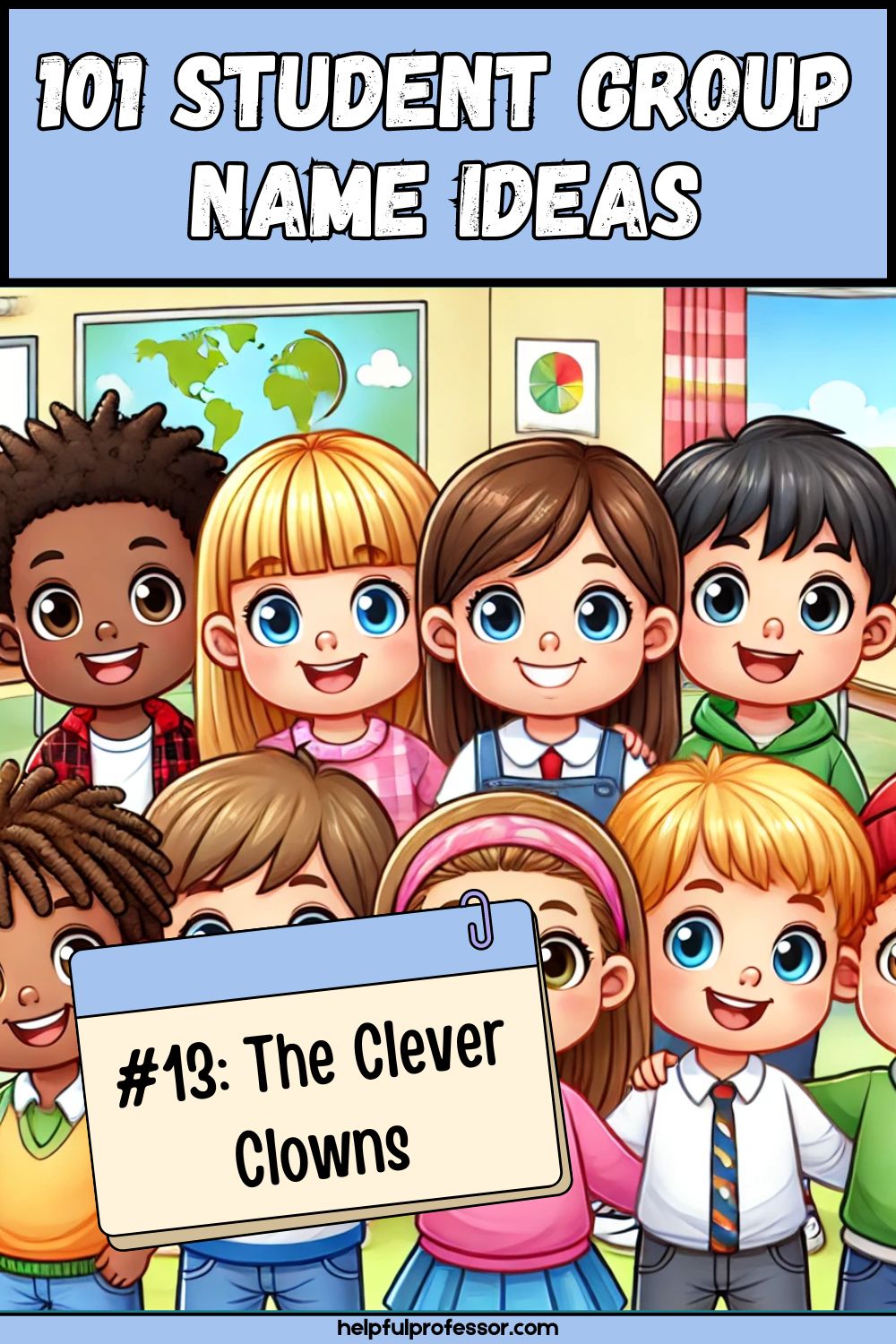 101 Class Group Name Ideas (for School Students)