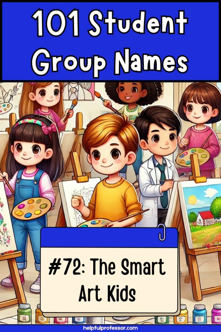 101 Class Group Name Ideas (for School Students)