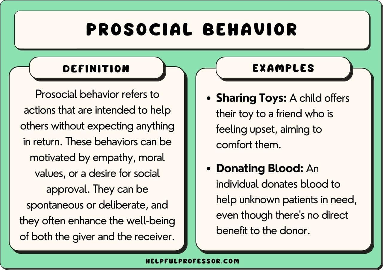 15 Prosocial Behavior Examples 2024 