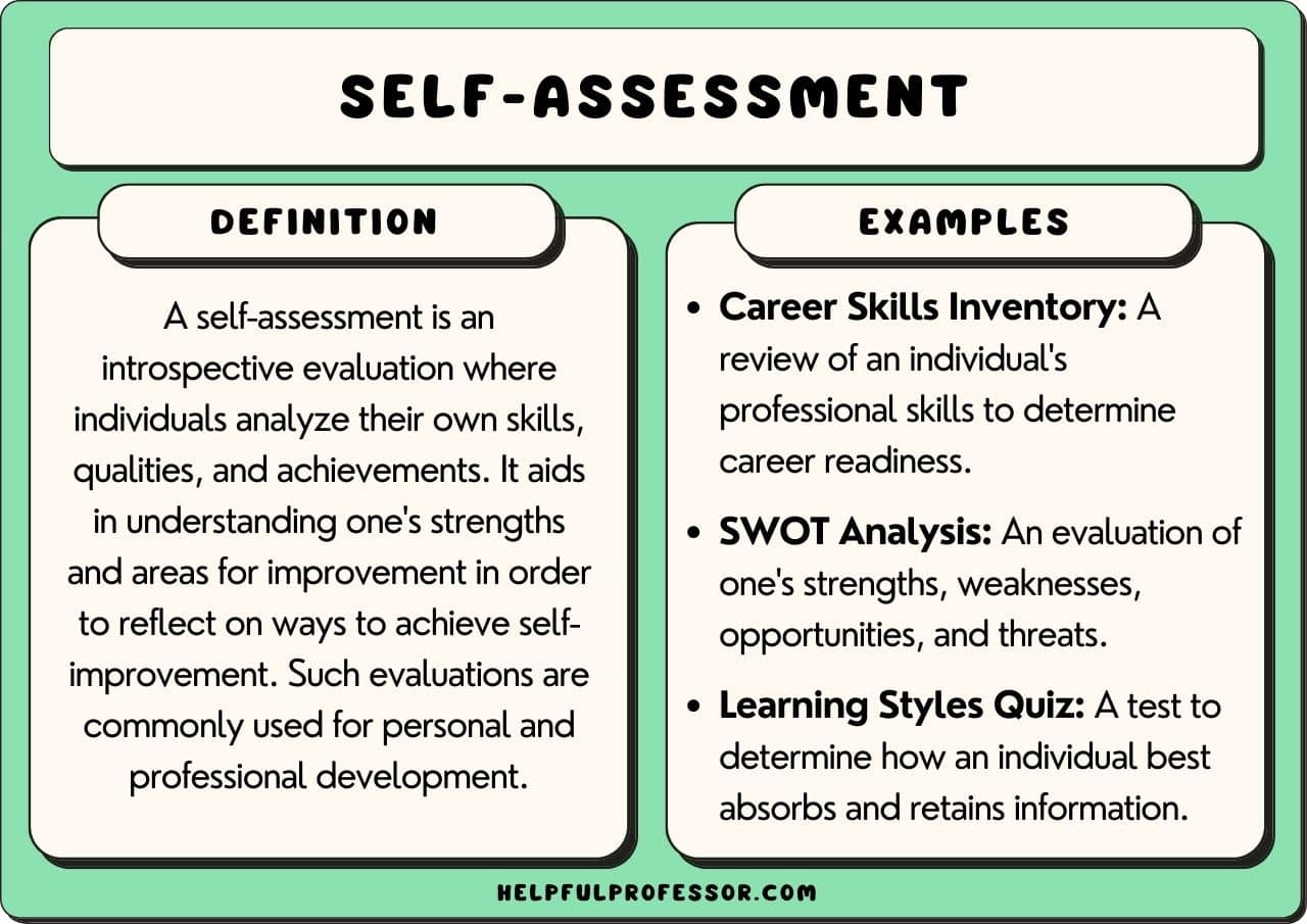 15 Self Assessment Examples For Students 2023 