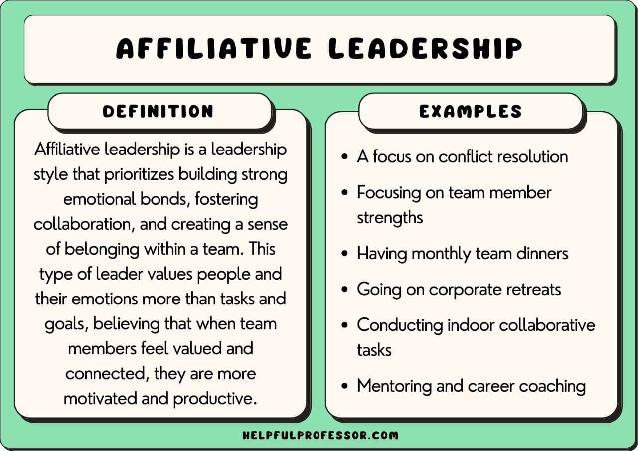 13 Affiliative Leadership Examples 2023 