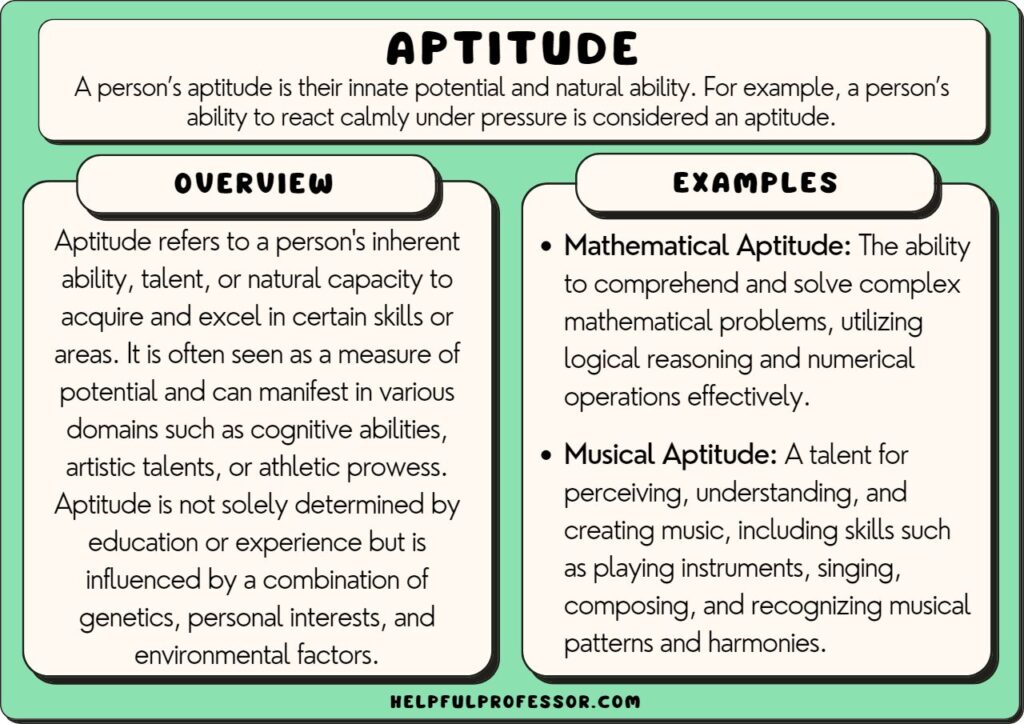 35 Aptitude Examples And Ideal Jobs For Your Aptitude 2023 