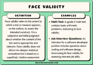 11 Face Validity Examples (2025)