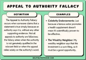 20 Appeal To Authority Fallacy Examples (2025)