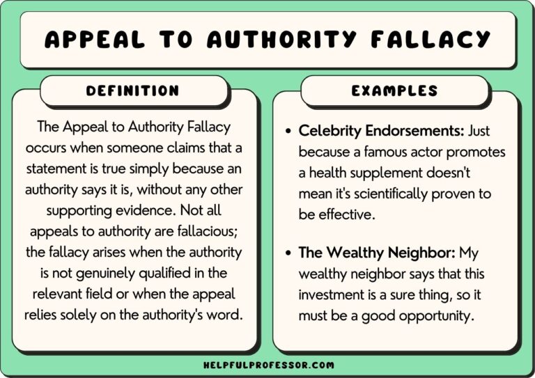 20 Appeal To Authority Fallacy Examples (2026)