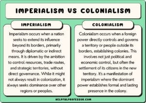 Imperialism vs. Colonialism: Similarities and Differences (2025)