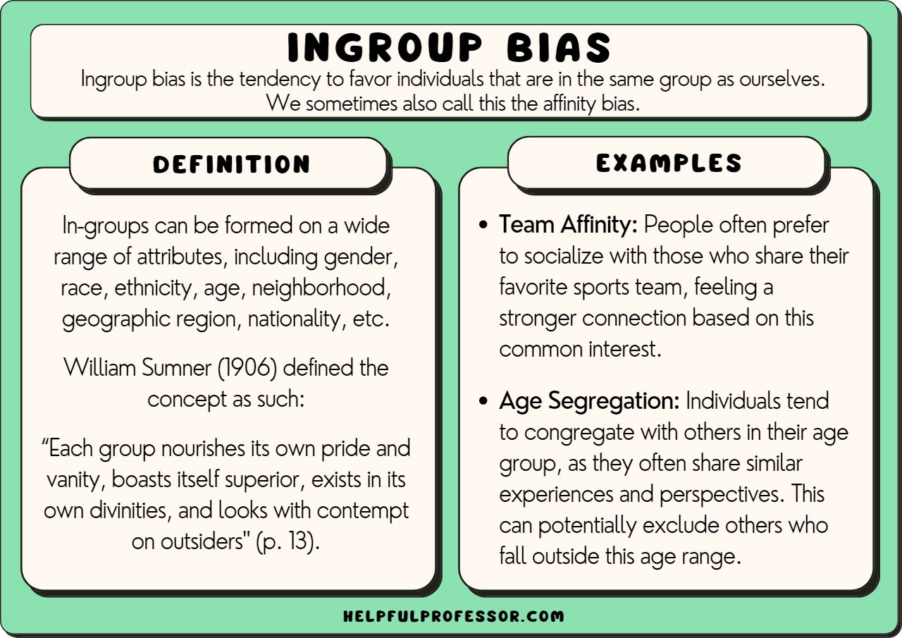 16 Ingroup Bias Examples 2024 