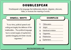 21 Doublespeak Examples (Quotes and Definition) (2024)