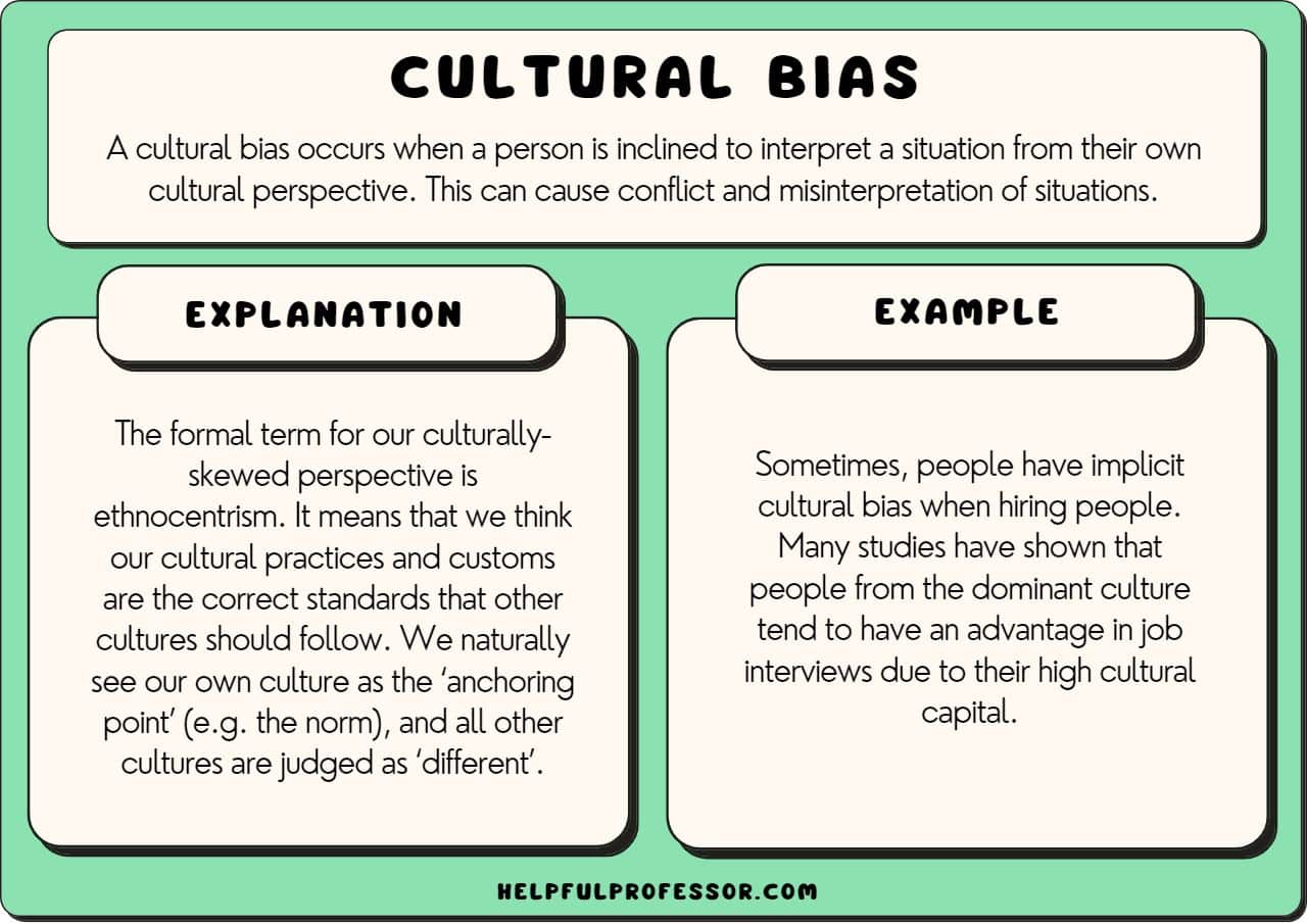 12 Cultural Bias Examples 2023 
