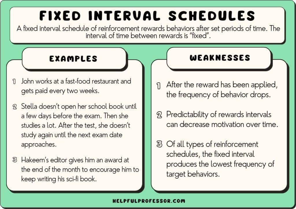 15 Fixed Interval Schedule Examples 2023 2023 