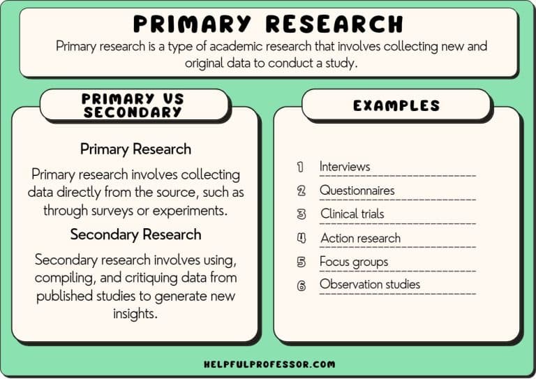 27 Real Primary Research Examples 2024 