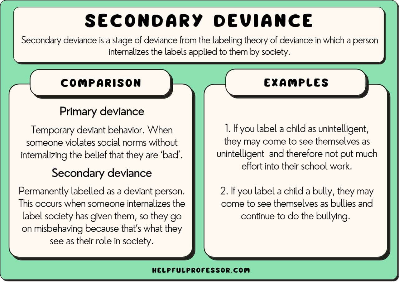 8 Secondary Deviance Examples