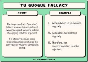10 Tu Quoque Fallacy Examples (2025)