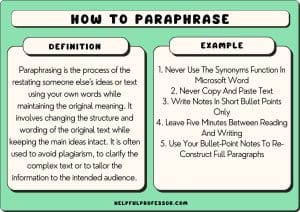 How to Paraphrase like a Straight A Student | 5 Simple Steps