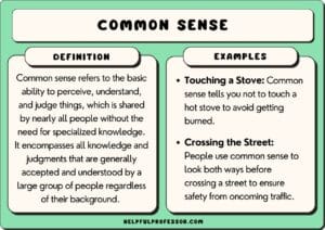 12 Common Sense Examples (2026)