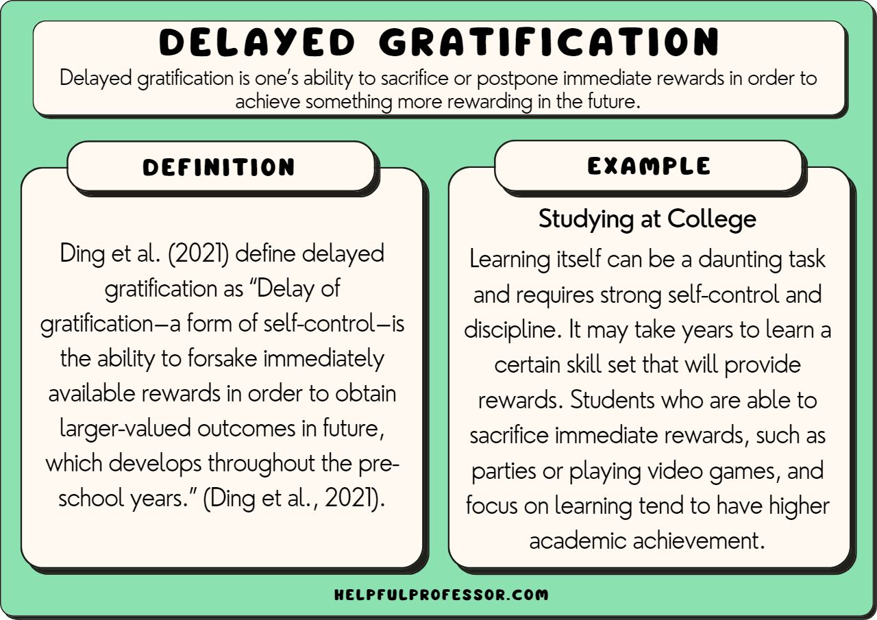 10 Delayed Gratification Examples 2024 