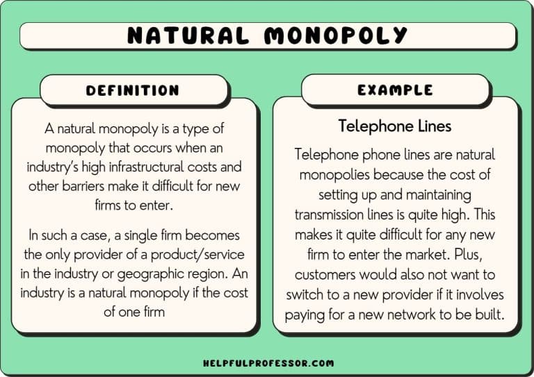 10 Natural Monopoly Examples (2026)