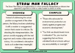 15 Straw Man Fallacy Examples (2025)