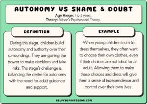 Autonomy vs Shame and Doubt: 10 Examples (Erikson 2nd Stage) (2026)
