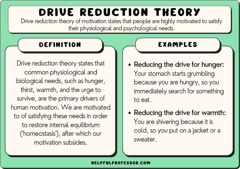 Drive Reduction Theory of Motivation: Definition & Examples (2024)