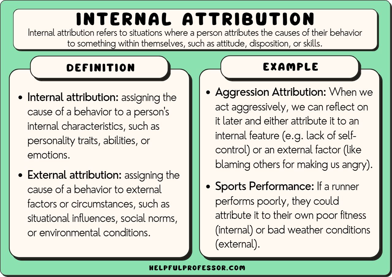 Internal Attribution 10 Examples And Definition 2023 