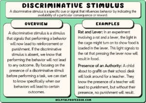 Discriminative Stimulus: 10 Examples & Definition (2025)