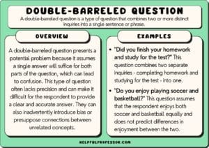 10 Double-Barreled Question Examples (2025)