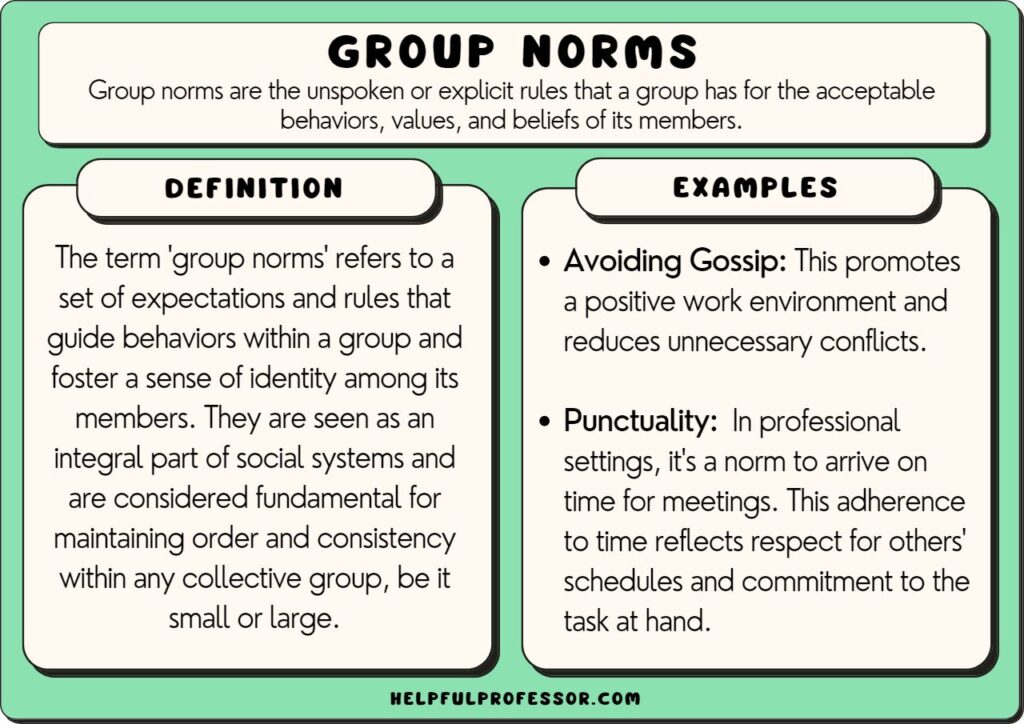 Group Norms 28 Examples Overview 2024 
