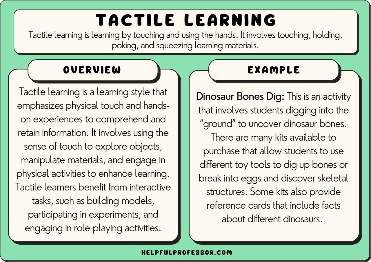 Tactile Learning Definition And Examples 2024 