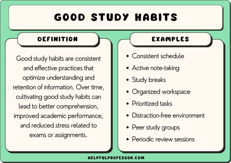 27 Good Study Habits of Straight-A Students (2025)