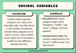 25 Ordinal Variables Examples (2025)