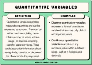 25 Quantitative Variable Examples (2024)