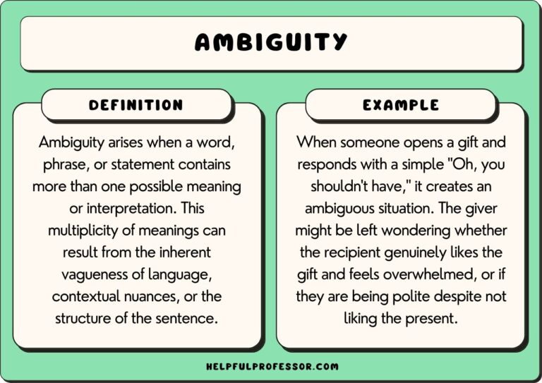 18 Ambiguity Examples (2026)
