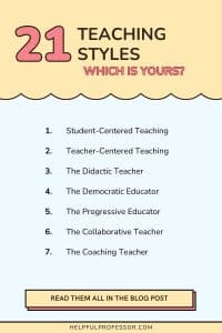 21 Types of Teaching Styles (2025)