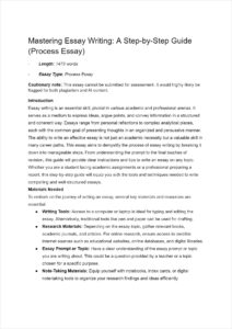 5 Process Essay Examples (2025)