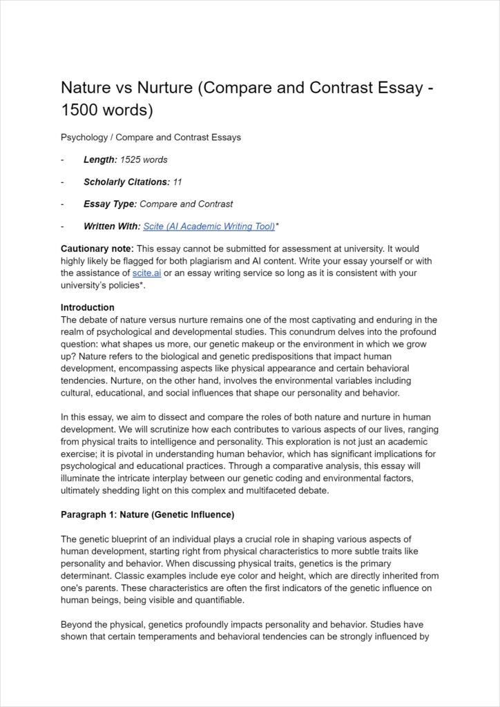 5 Compare and Contrast Essay Examples (Full Text) (2025)