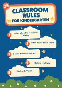 25 Classroom Rules for Kindergarten (2025)