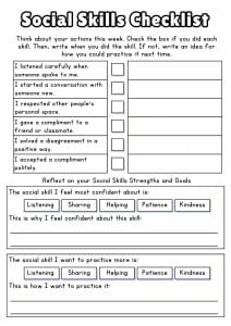 Free Social Skills Worksheets (2026)