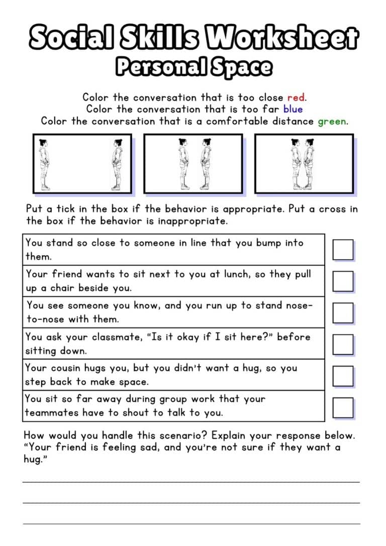 Free Social Skills Worksheets (2025)